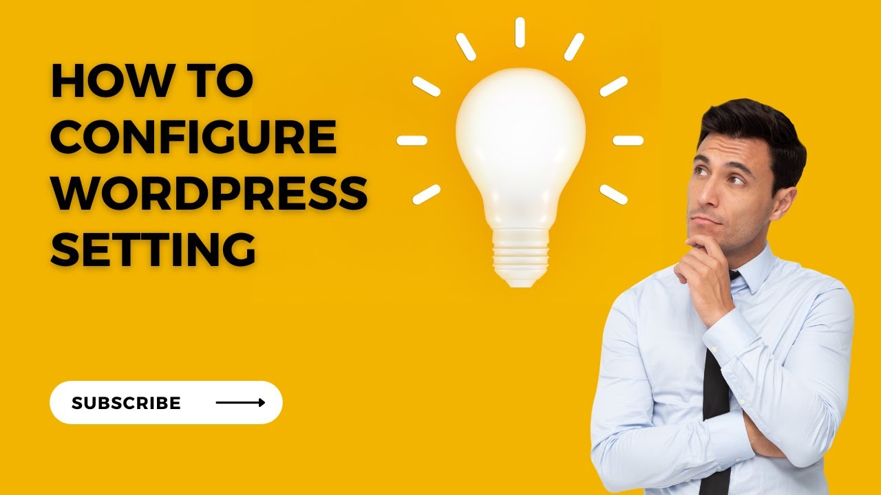 How To Setup Setting In Wordpress Wordpress Tutorials For Beginners Setup Wordpress Youtube