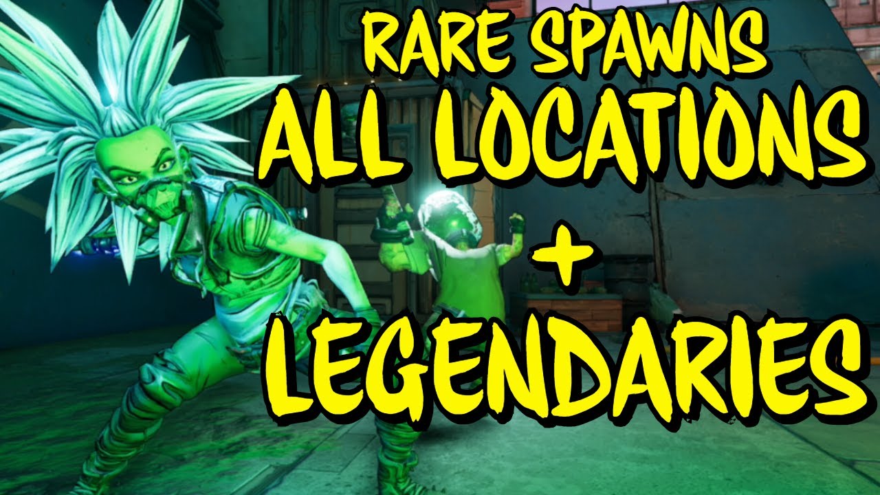 Borderlands 3 - All RARE SPAWN LOCATIONS & LEGENDARY WEAPONS (BL3 Event ...