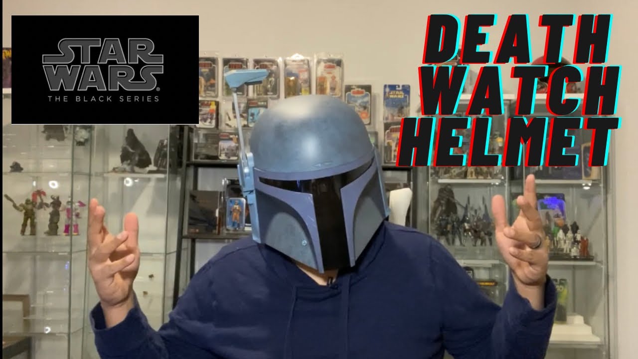 Star Wars Black Series Death Watch Mandalorian Helmet Unboxing & Review ...