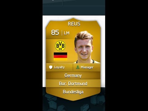Fifa 14 ultimate team: Marco Reus player review plus highlights - YouTube