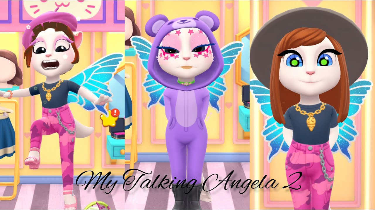 My Talking Angela 2 /Beautiful Angela is busy making you happy - YouTube