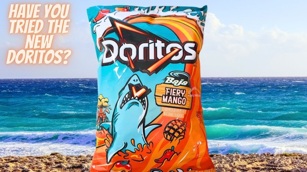 New Doritos Baja Fiery Mango Review! 🔥🥭| with Sister - YouTube