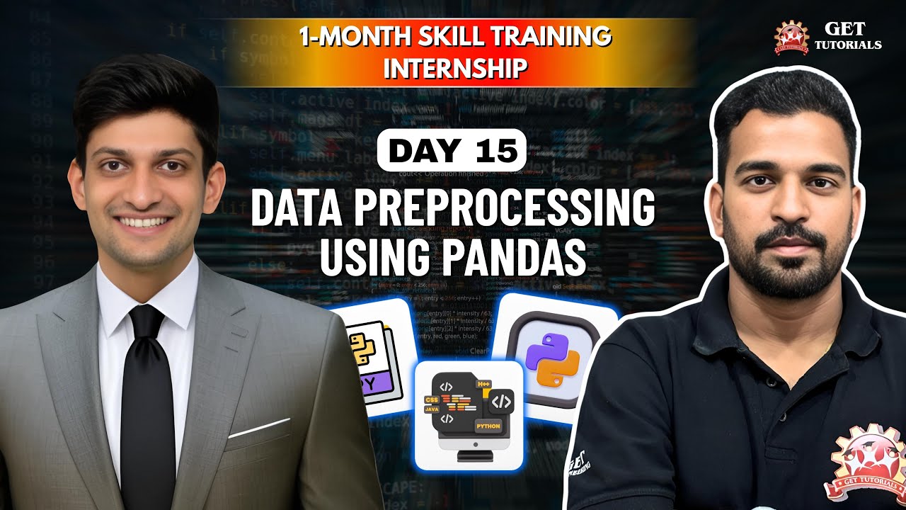 Day-15 || DATA PREPROCESSING USING PANDAS || GET TUTORIALS - YouTube