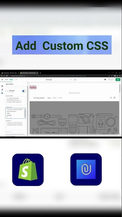How to edit CSS on Shopify theme - YouTube
