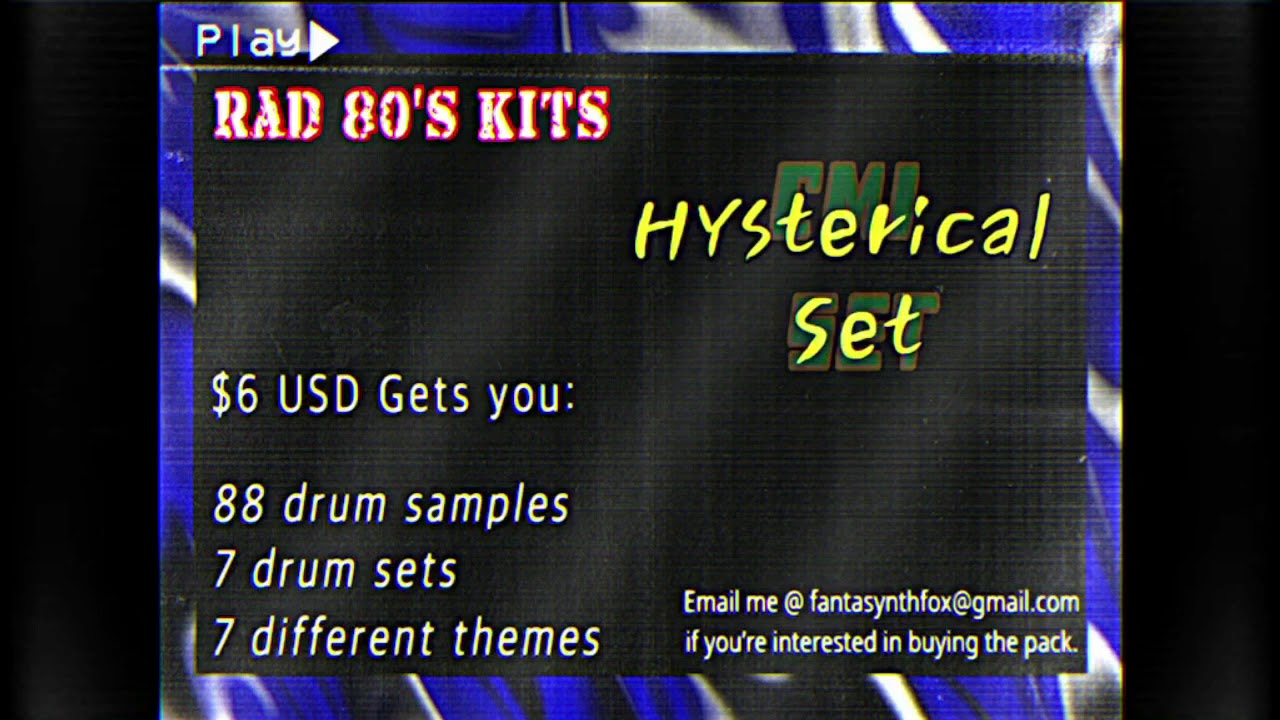 Rad 80’s Kits | Drum Sample Pack Showcase Tape - YouTube