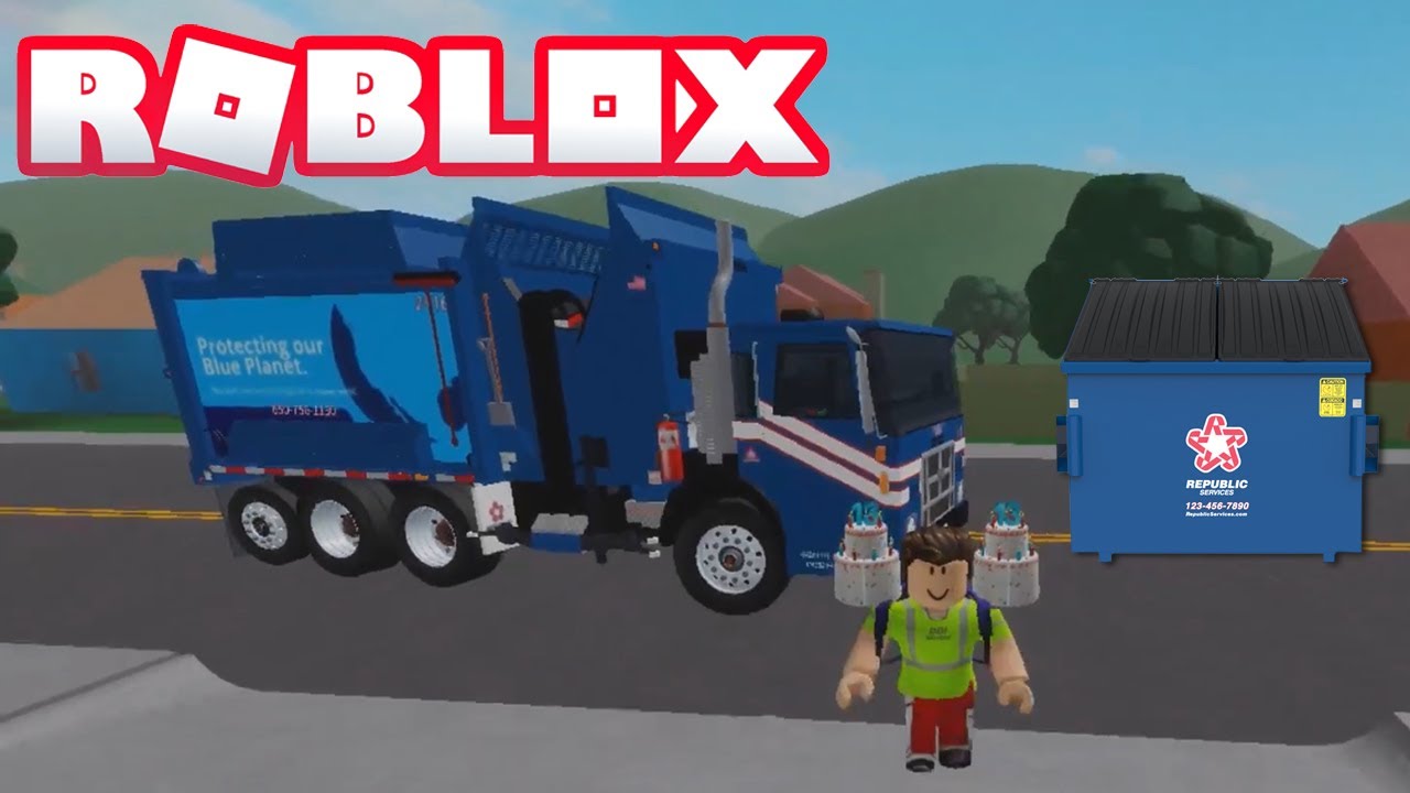 Roblox Republic Services, Fremont CA Garbage Truck Game - YouTube