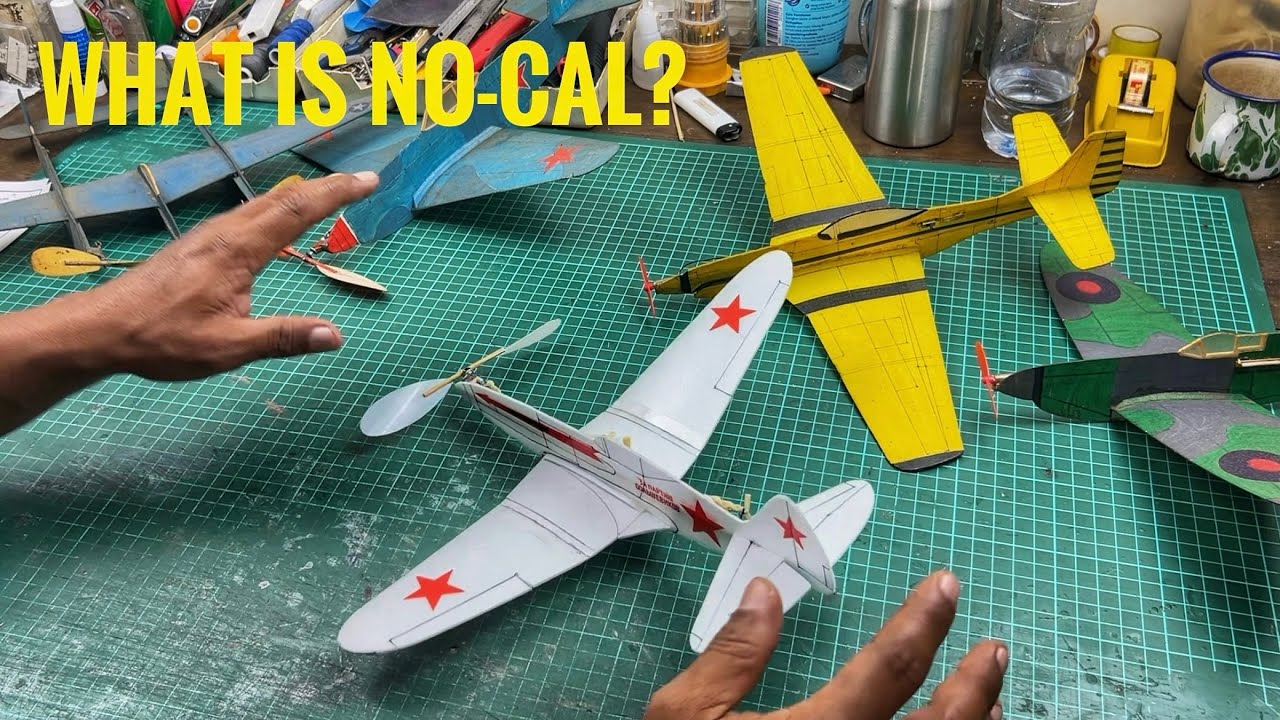 No-cal Model Rubber Powered Airplane - YouTube