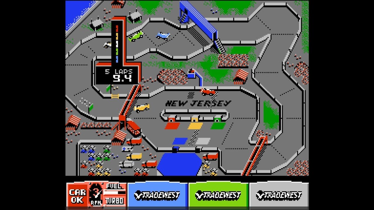NES - Games F1 Danny Sullivan's Indy Heat - YouTube