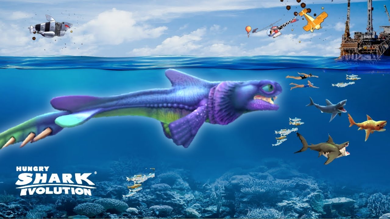 UNLOCK ALIEN ALAN SUPER SHARK , BIGGER AND FASTER - HUNGRY SHARK ...