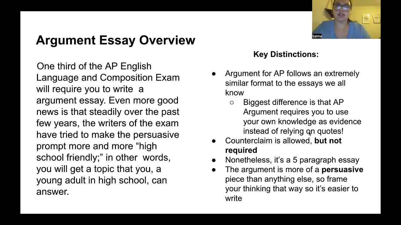 Breakdown and Overview of FRQ 3 (Argument) - YouTube