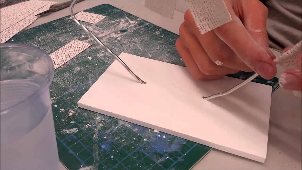 Wire and Plaster structures 1 - YouTube