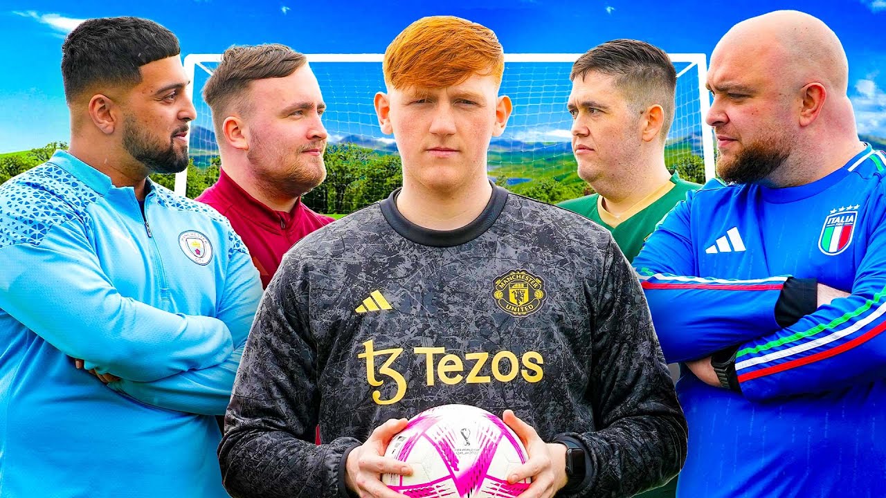 Luke Littler & FG Take 100 Shots Against Angry Ginge - YouTube