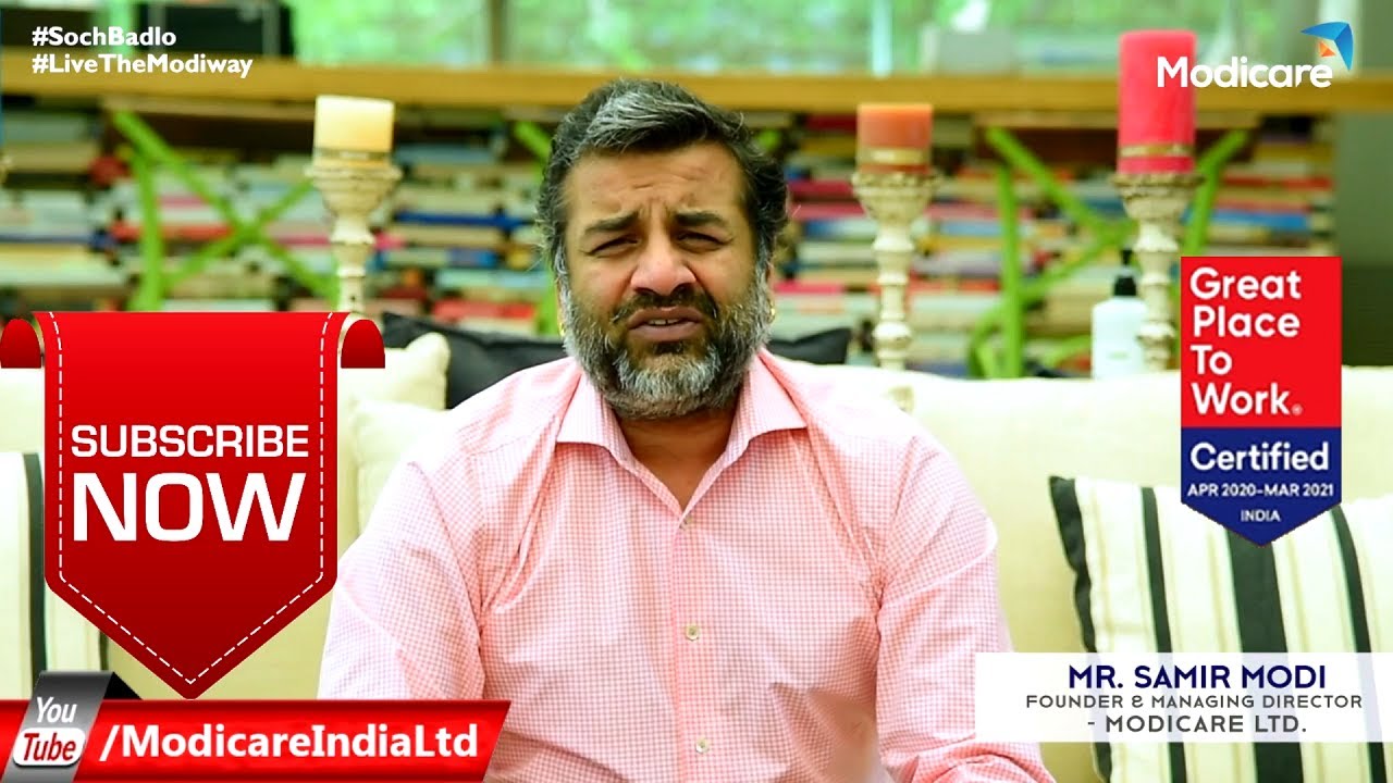 Modicare Founder Mr. SAMIR MODI'S Important Messages for All ...