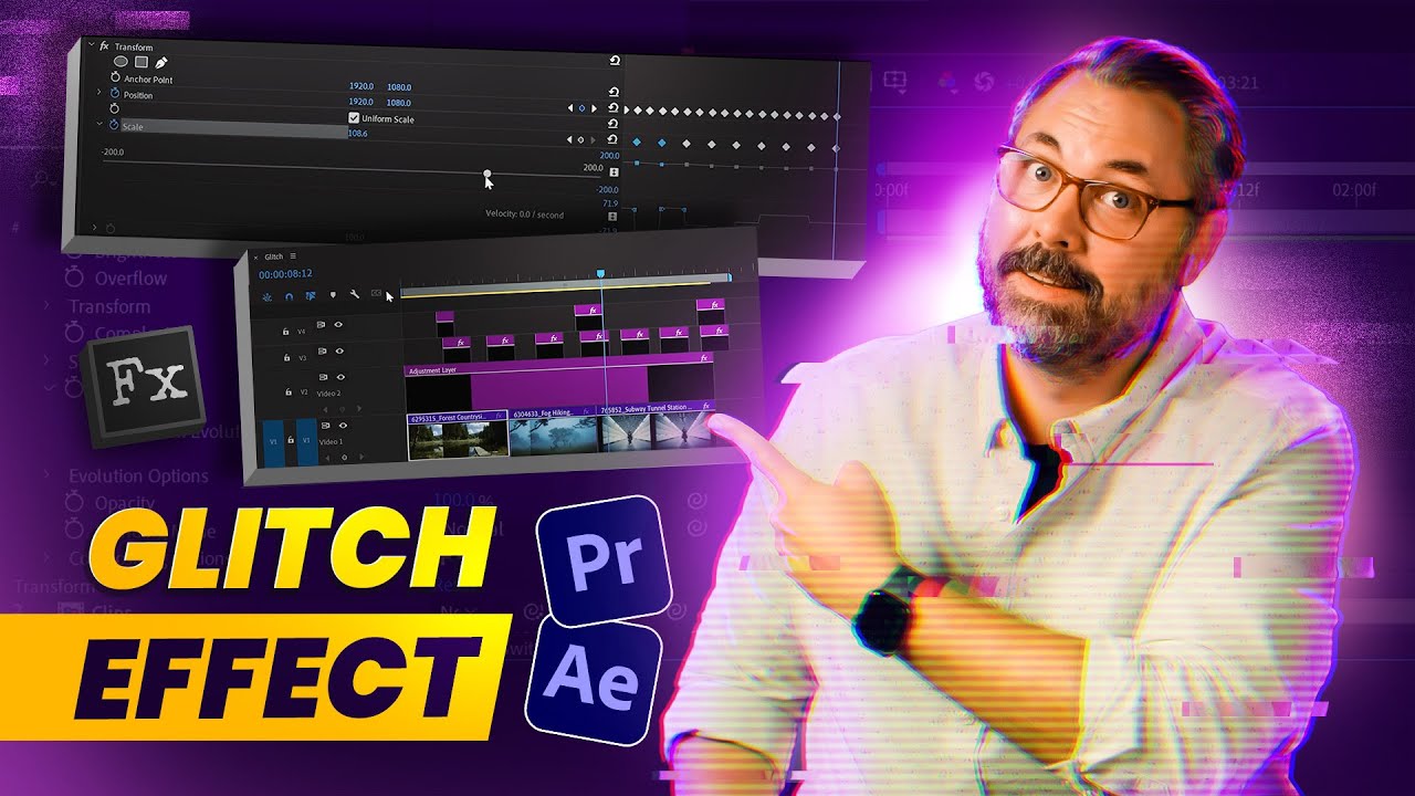 Two Ways to Master the Glitch Effect ft. Premiere Pro & After Effects | Adobe Video x @filmriot ...
