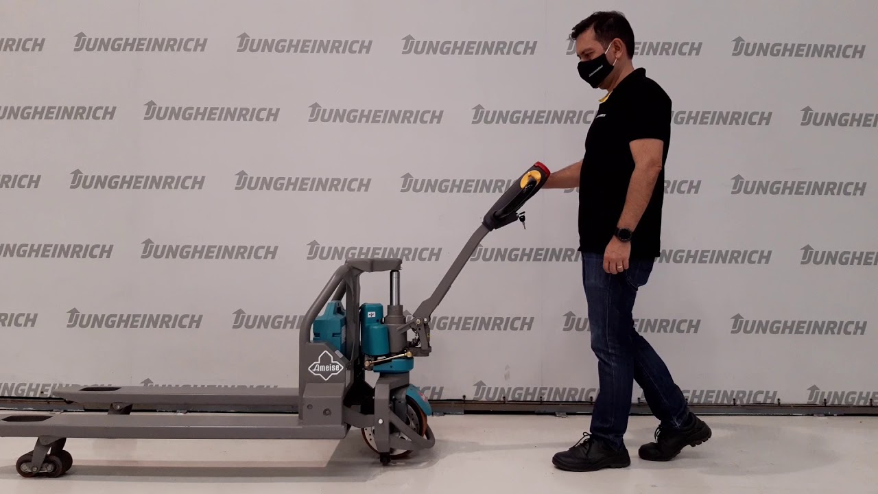 Transpaleteira elétrica Ameise 1200 kg - CBD12W-Li | Jungheinrich ...