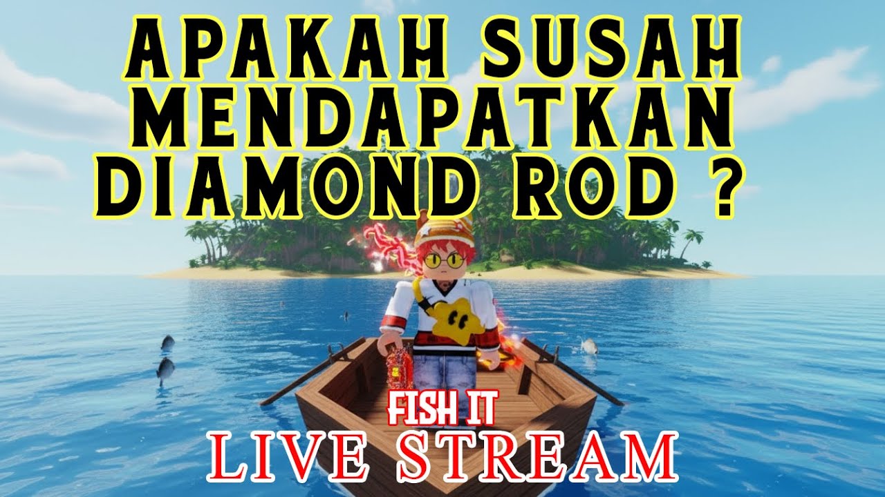 APAKAH SUSAH MENDAPATKAN DIAMOND ROD DI FISH IT ? Day 4 #fishit #roblox ...