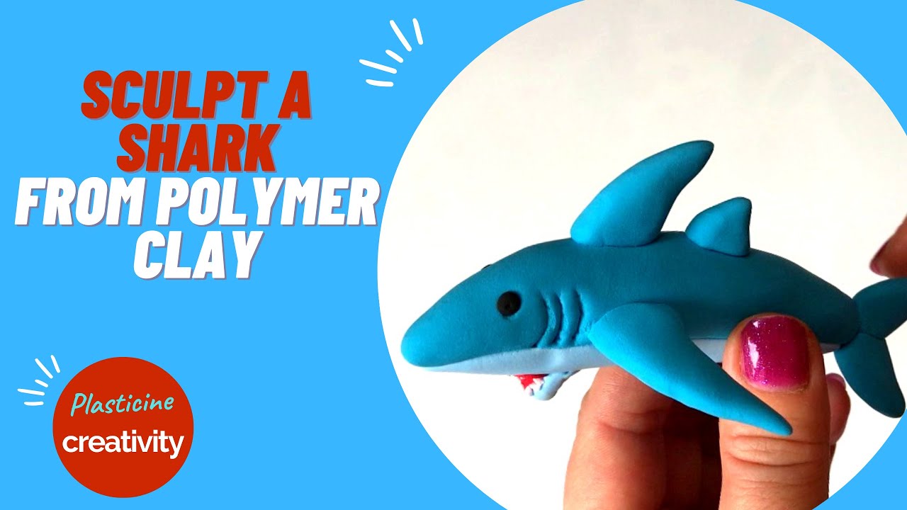 Making a shark with polymer Clay - YouTube