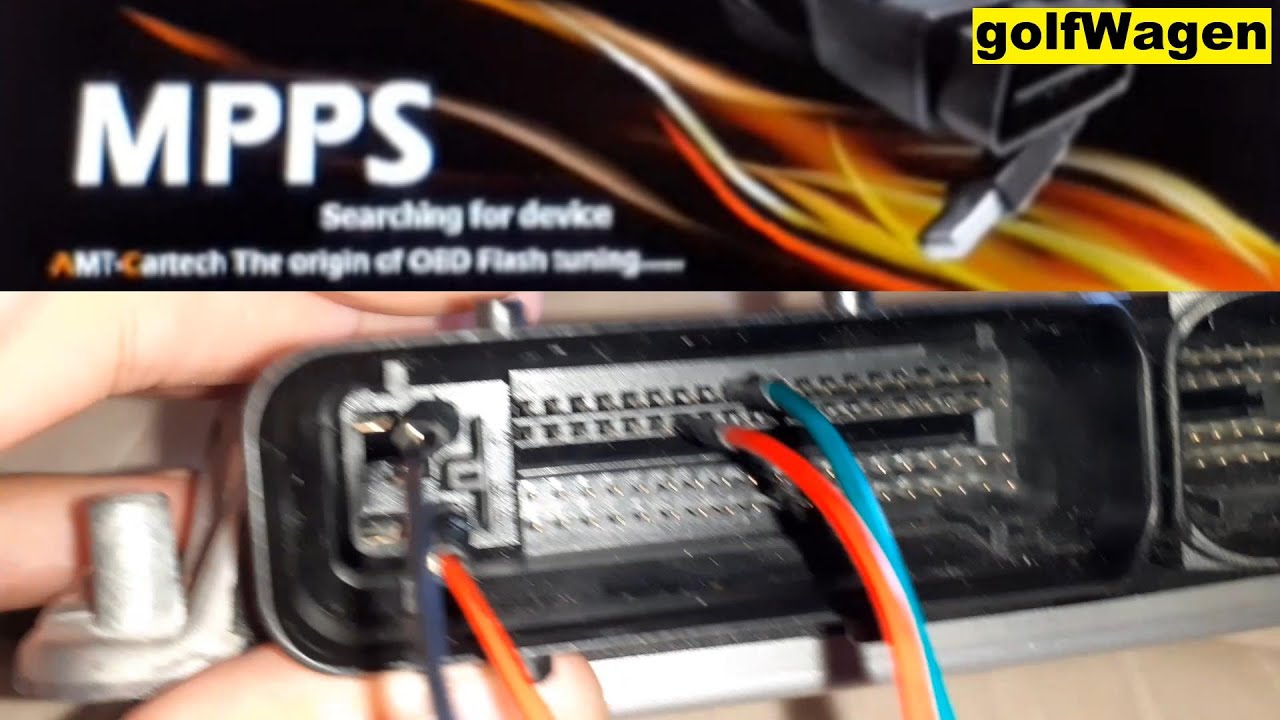 MPPS Flash Ecu Tricore cable connect - YouTube