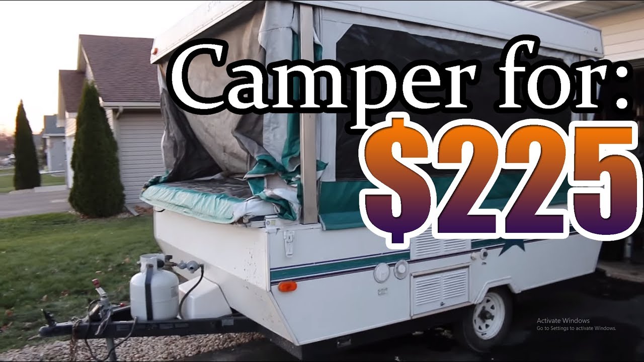 $225 Salvage CAMPER from Copart - YouTube