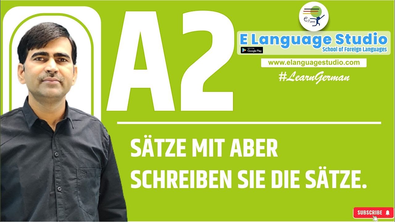 Sätze mit aber | Schreiben Sie die Sätze. | Learn German - YouTube