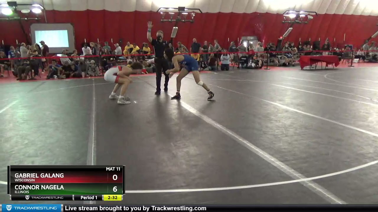 Junior Boys 132 Gabriel Galang Wisconsin Vs Connor Nagela Illinois ...