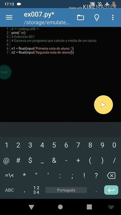 Python 3. Média aritmética - YouTube