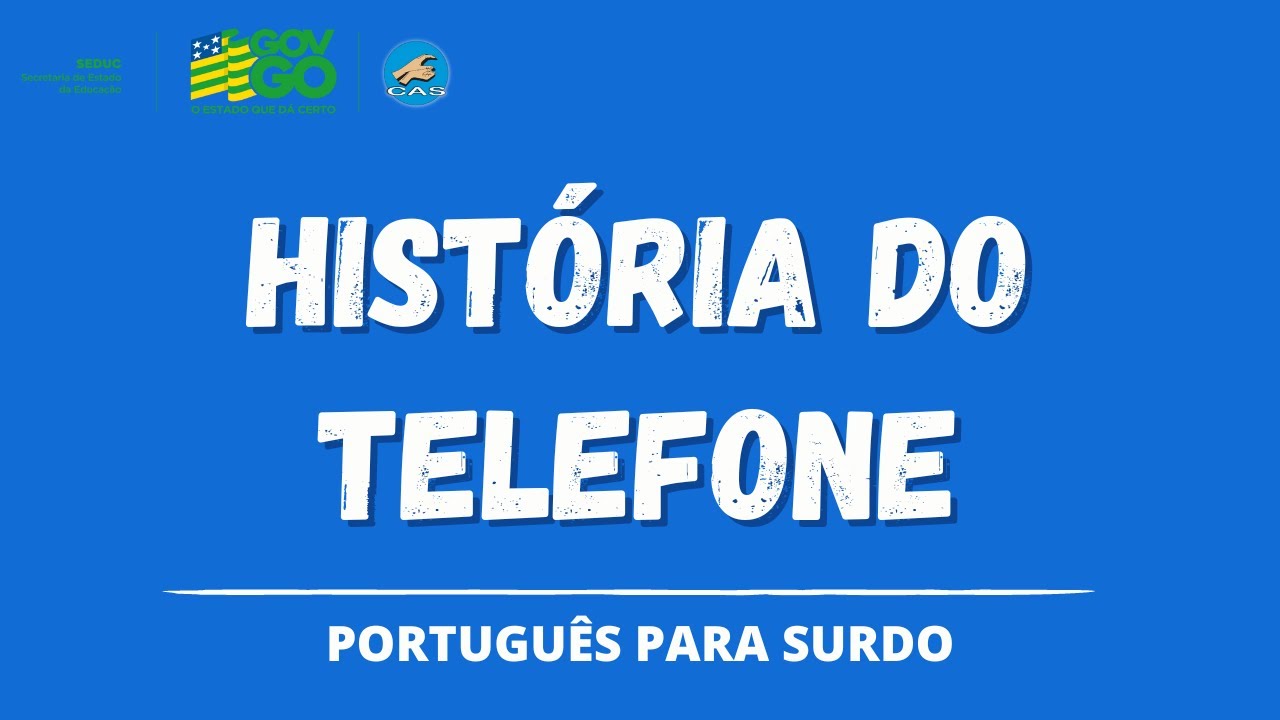 TEXTO | HISTÓRIA DO TELEFONE | Português-escrito para Surdos. - YouTube