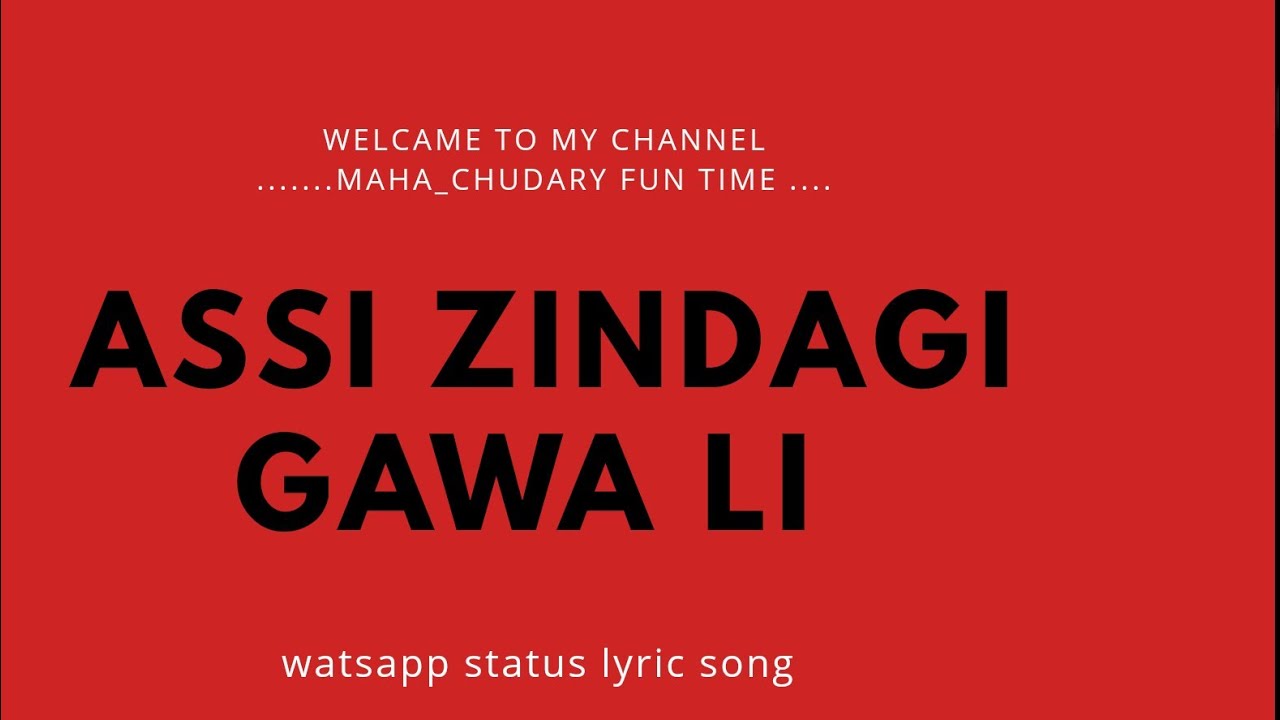 #Assi zindagi gawa li|Amirnder gill|sad lyric song|2019#Maha_chudary ...
