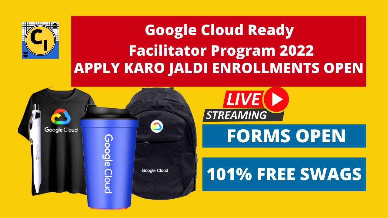 Live 🔥 Registration Opens | Google Cloud Ready Facilitator Program 2022 | Course Intern - YouTube
