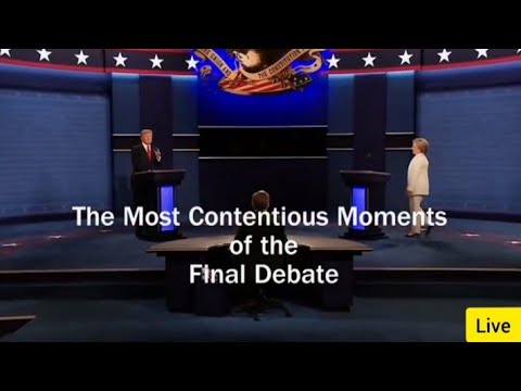 The most contentious Moment of the final Debate - YouTube