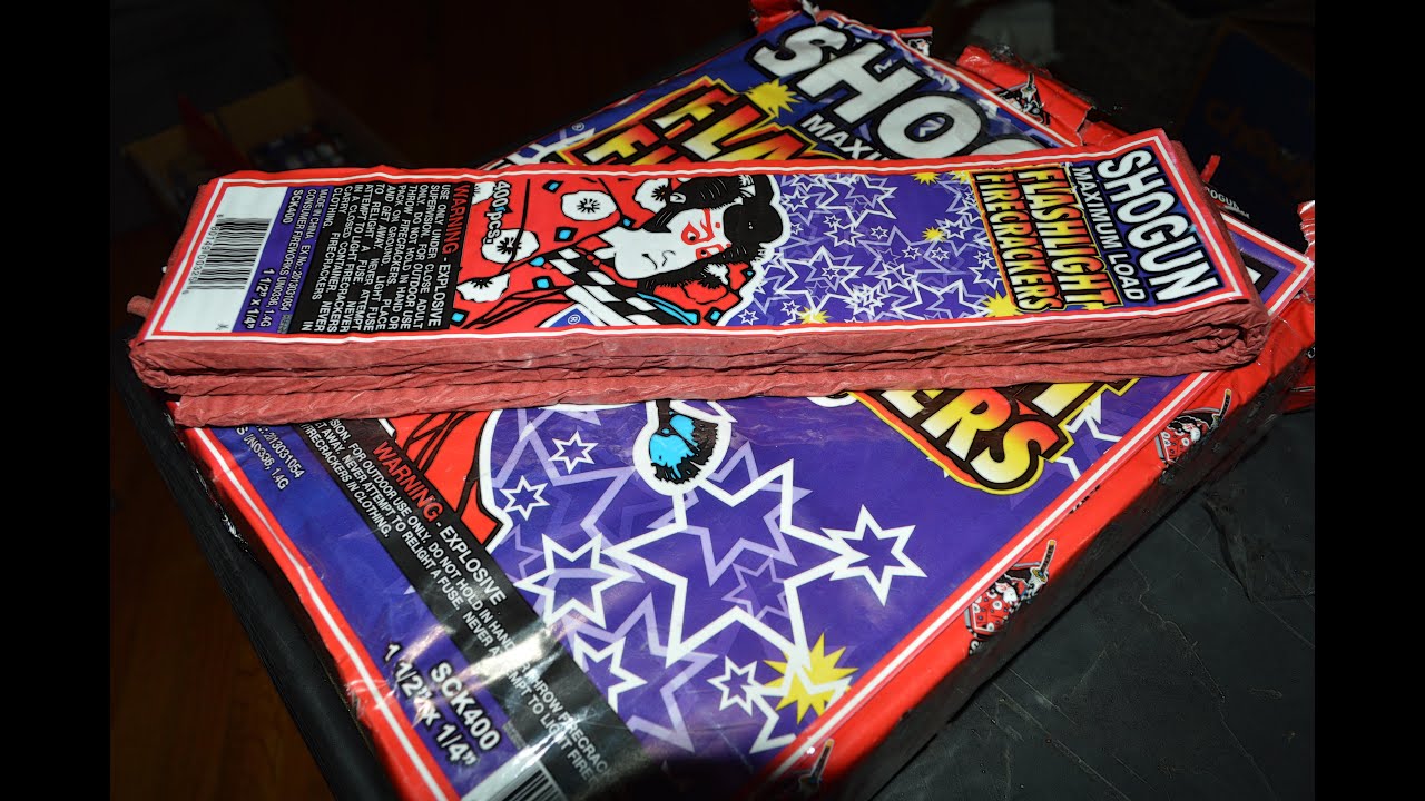 SHOGUN FIRECRACKERS 400's - YouTube
