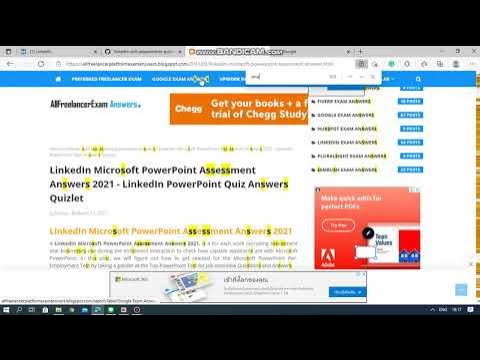 Linkedin powerpoint assesment take skill quiz - YouTube