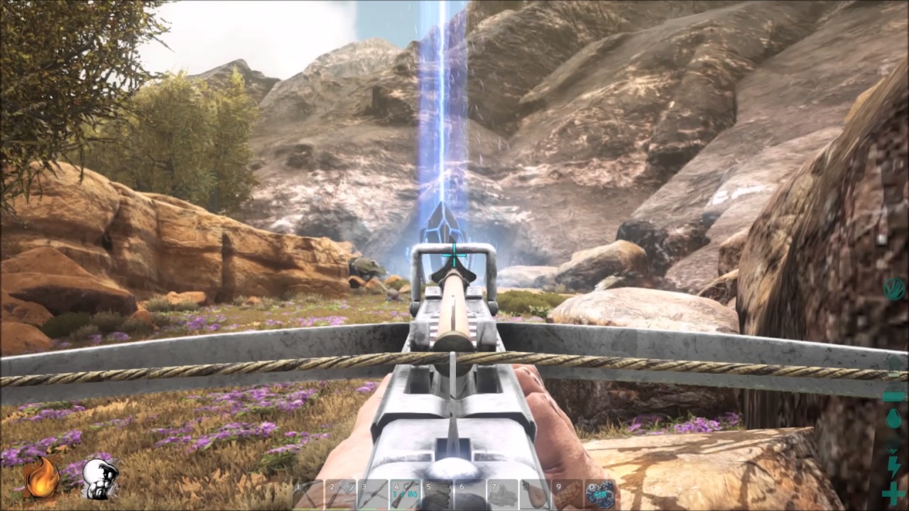 [MuG] ARK: Survival Evolved - Spontaneous tranq arrow snipe - YouTube