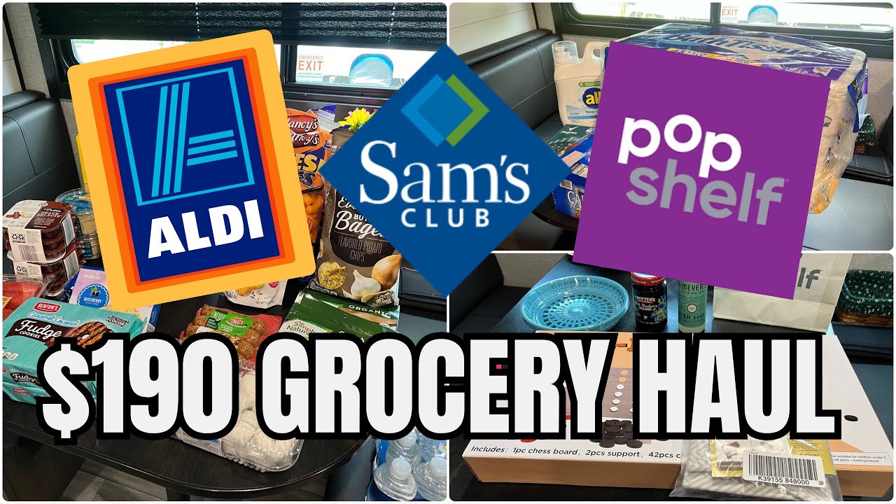 Stocking up on our Favorites from ALDI + SAMS CLUB & POP SHELF HAUL ...