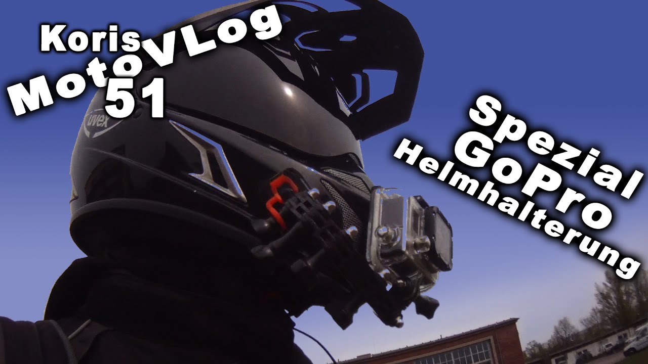 Koris MotoVlog 51 - Spezial GoPro Helmhalterung [German][HD] - YouTube