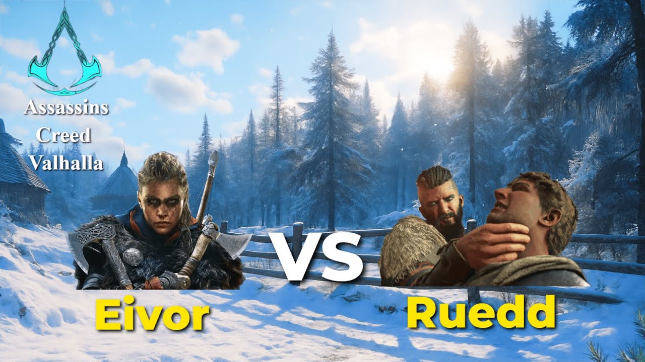 Assassin's Creed Valhalla: Eivor vs Ruedd – Batalha Épica e Escolhas ...
