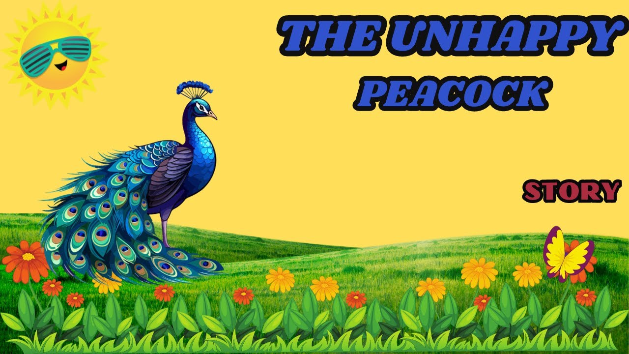 The Unhappy peacock story | Short Moral Stories for kids | English one ...
