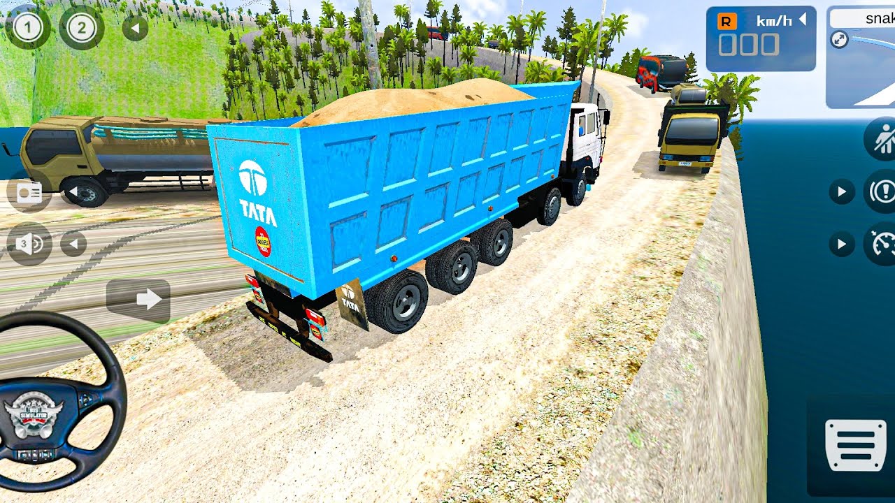 16wheels Truck heavy offroad map Drive Gameplay|Bus Simulator ...