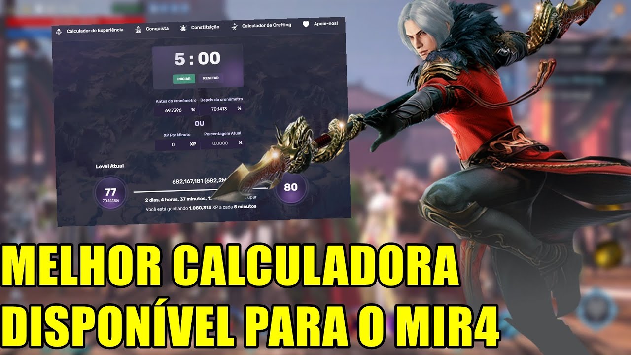 ESSA SEM DÚVIDAS É A MELHOR CALCULADORA DE EXP PARA MIR4 GLOBAL QUE JÁ ...
