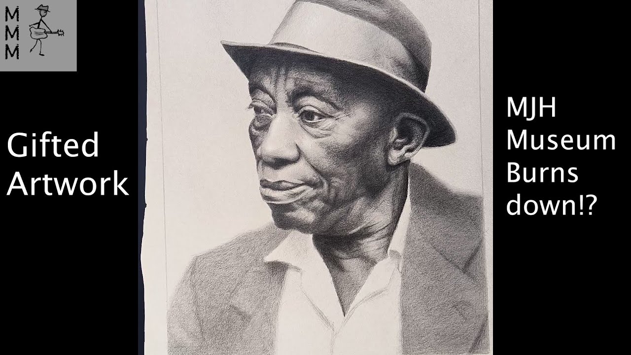 Gifted Art Work + MJH Museum burns down! - Mississippi John Hurt art ...