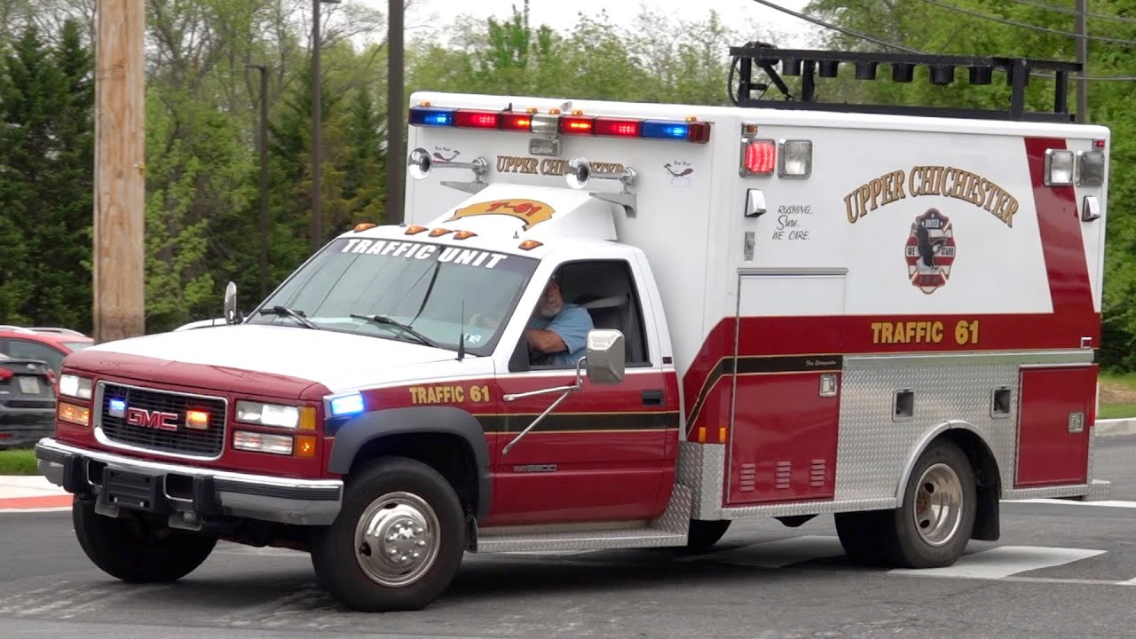 Upper Chichester Fire Department Traffic 10 Responding - YouTube