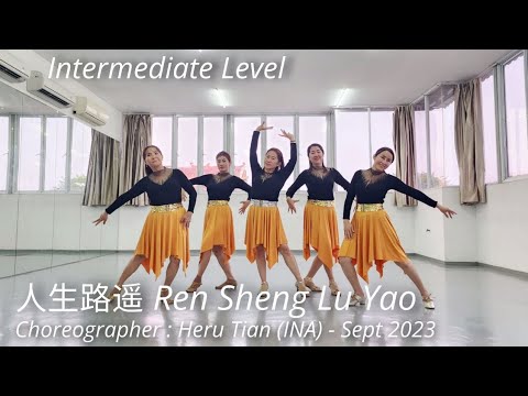 D'LEYDIES | 人生路遥 Ren Sheng Lu Yao | LINE DANCE | Intermediate | Heru Tian - YouTube