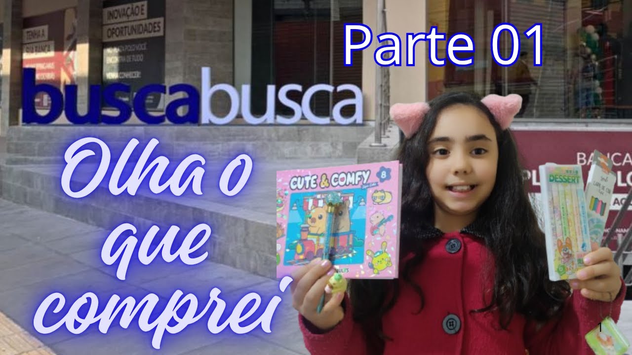 Olha o que comprei na loja busca busca - YouTube