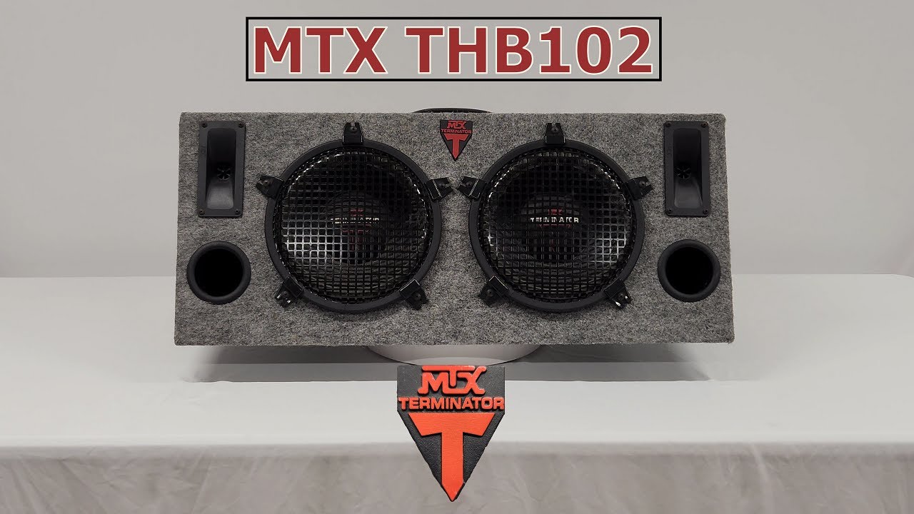 MTX THB102 Terminator enclosure. - YouTube