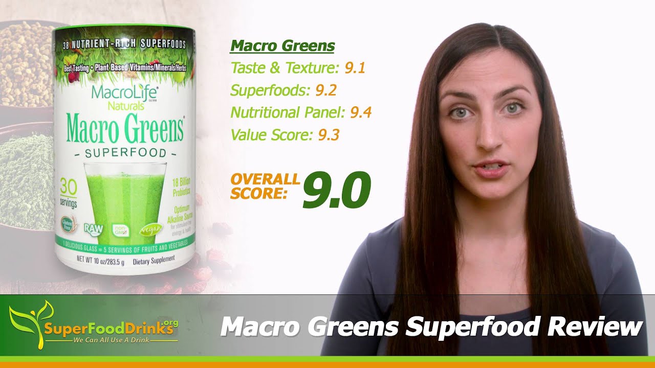 Macro Greens Superfood Review - SuperFoodDrinks.org - YouTube