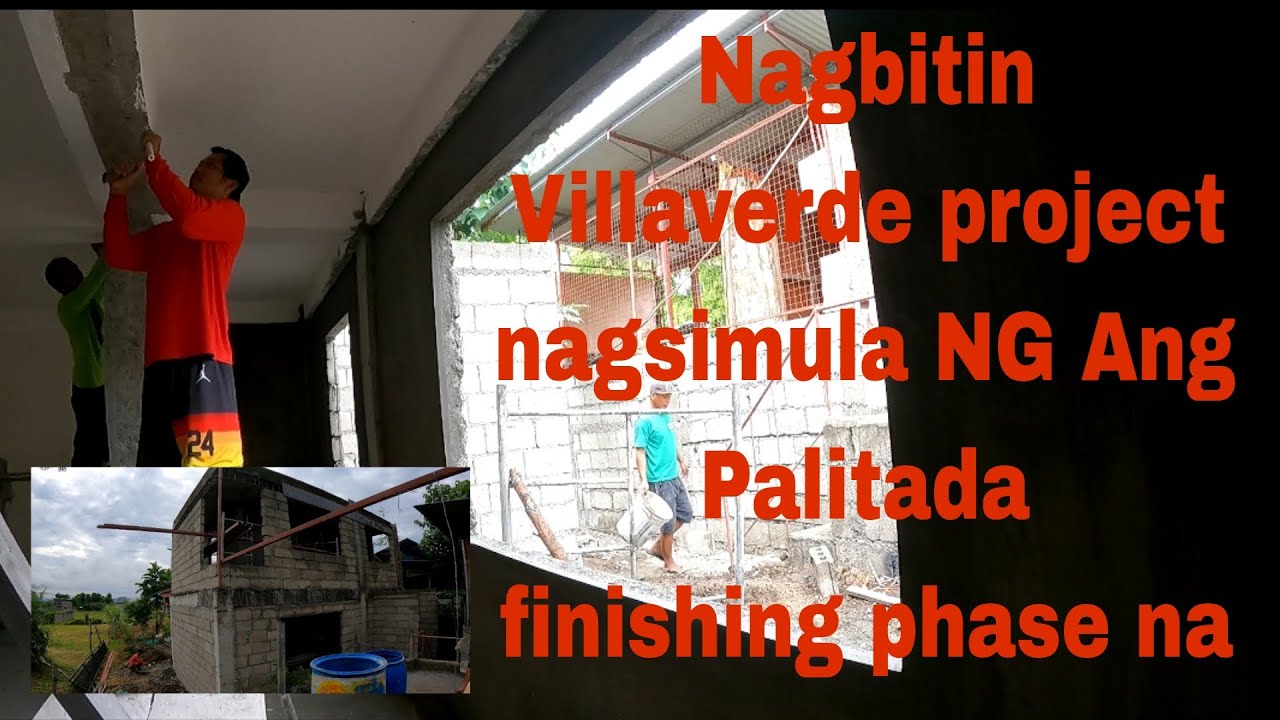 Home renovation : nagsimula na Ang Palitada // Nagbitin Villaverde ...