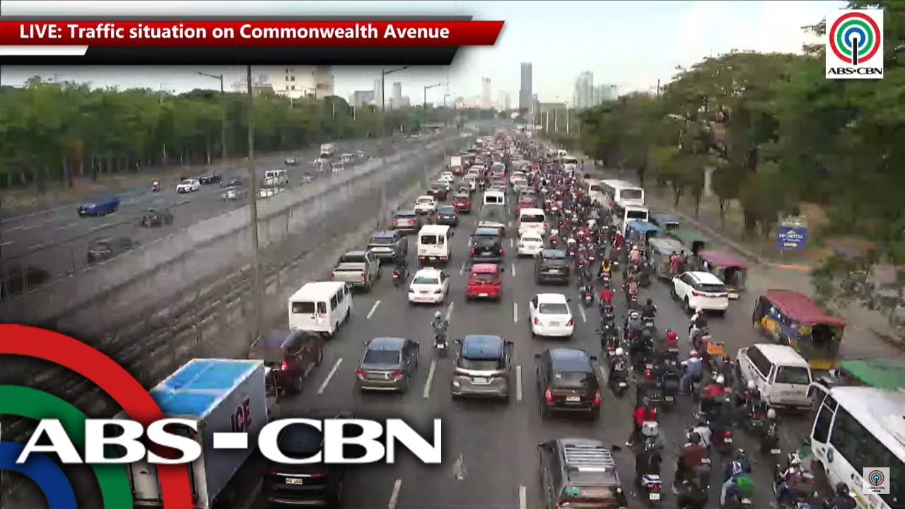 LIVE: Traffic situation on Commonwealth Avenue | ABS-CBN News - YouTube