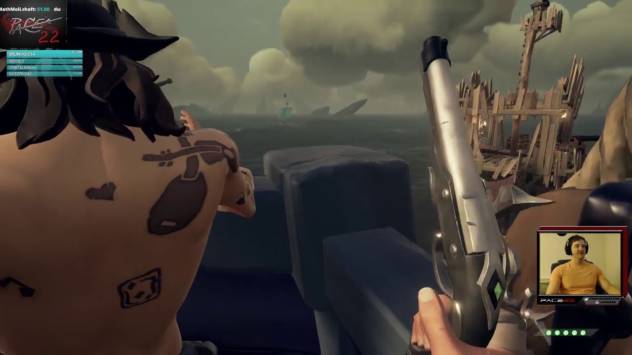 All boats Teamed to fight us at a fort- One galleon two sloops- SOT PVP ...