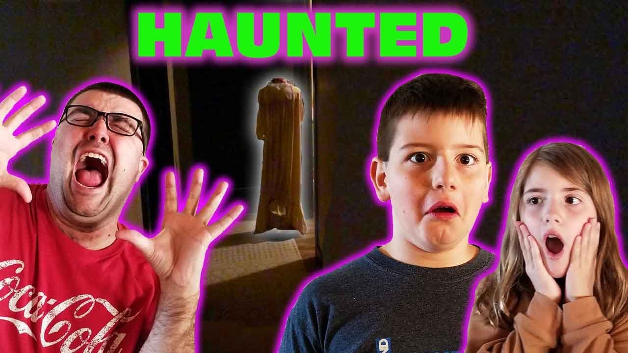 Kid Temper Tantrum Pranks Dad With a Fake Ghost! - Our New House Is ...