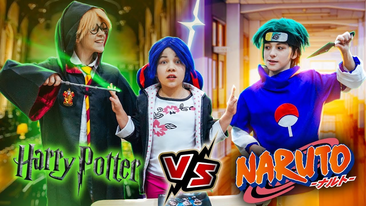 Miraculous Ladybug & Harry Potter VS Naruto Na Vida Real! QUEM ...